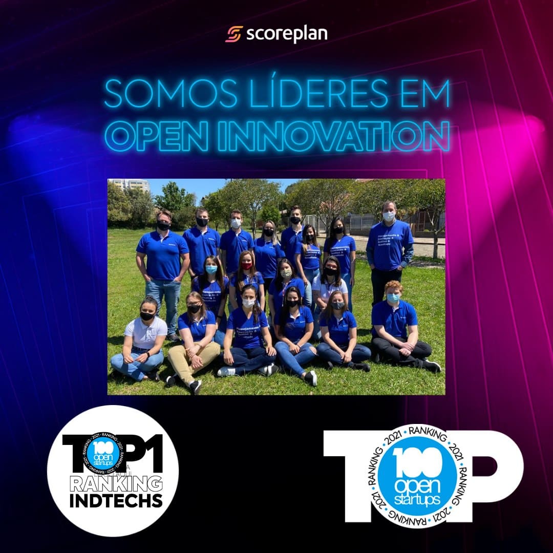 Scoreplan no Ranking 100 Open Startups de 2021